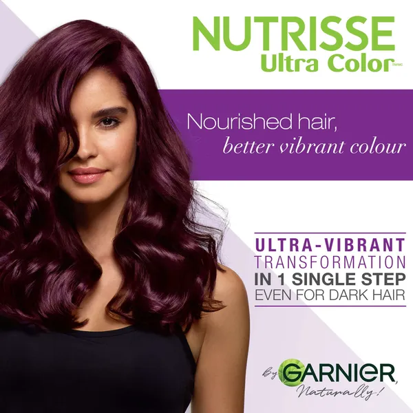 Garnier Nutrisse Ultra Colour Dark Brown Hair Color with Avocado Oil ...