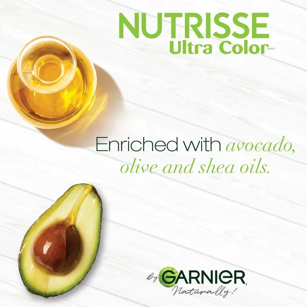 Garnier Nutrisse Ultra Colour Dark Brown Hair Color with Avocado Oil ...